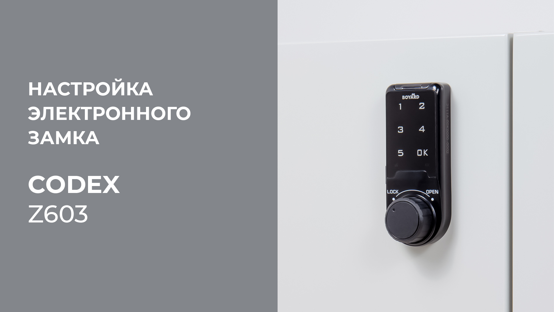 Монтаж замков CODEX Z603 | BOYARD - Москва, Санкт-Петербург ...